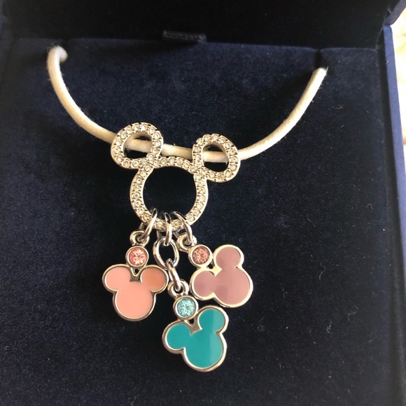 Swarovski | Accessories | Disney Mickey Mouse Swarovski Necklace | Poshmark